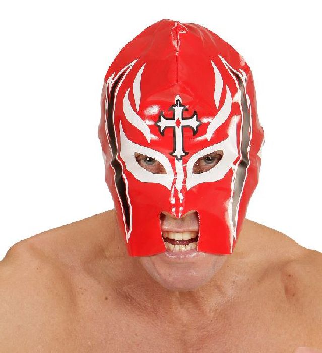 Masque de catcheur rouge Widmann, Super héros - Mondial Fete