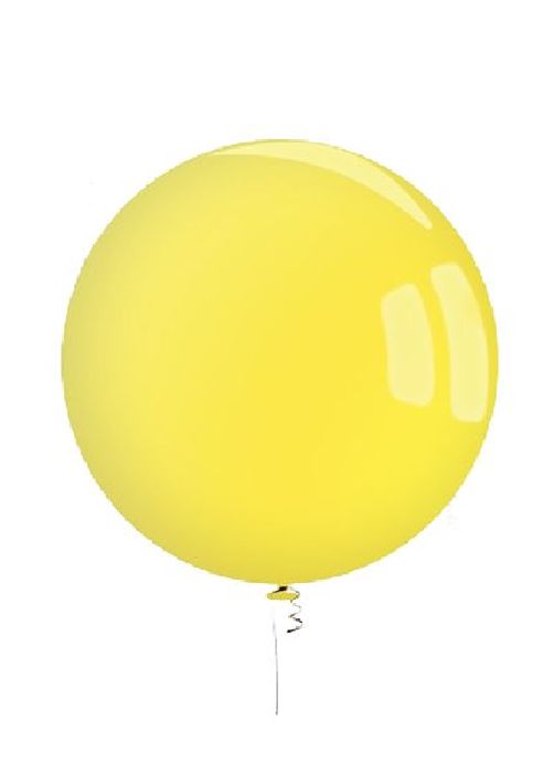 10 Ballons géants jaunes diam. 50 cm - ballons mariage - ballon ...