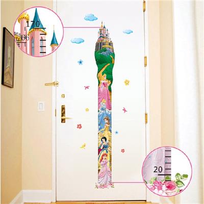 Sticker adhésif la toise des princesses (60 x 170 cm) Mondial-fete ...